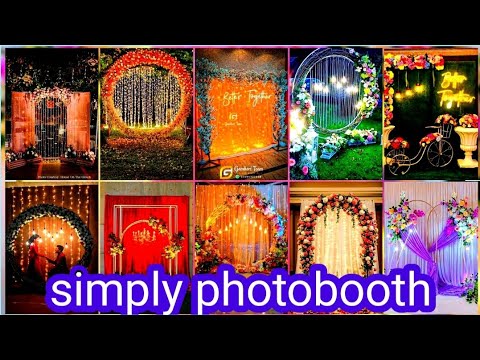 70+ Selfie Point Decoration Ideas | Latest Backdrop Design 2025 ...