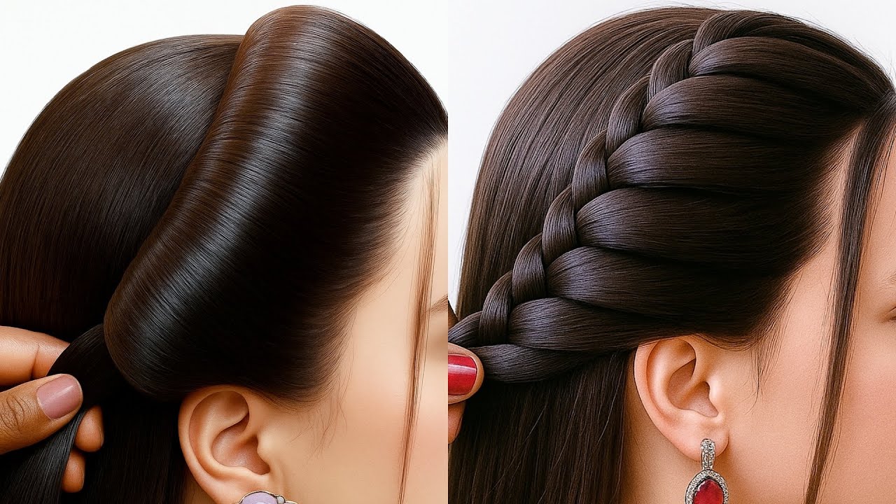 simple easy hairstyle - new hairstyle for girls | trending hairstyle ...